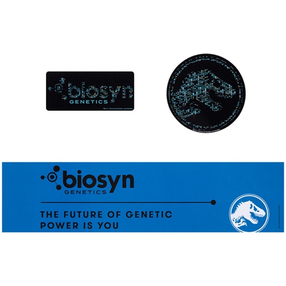 Universal | Other | Universal Studios Jurassic World Biosyn Decal Set ...